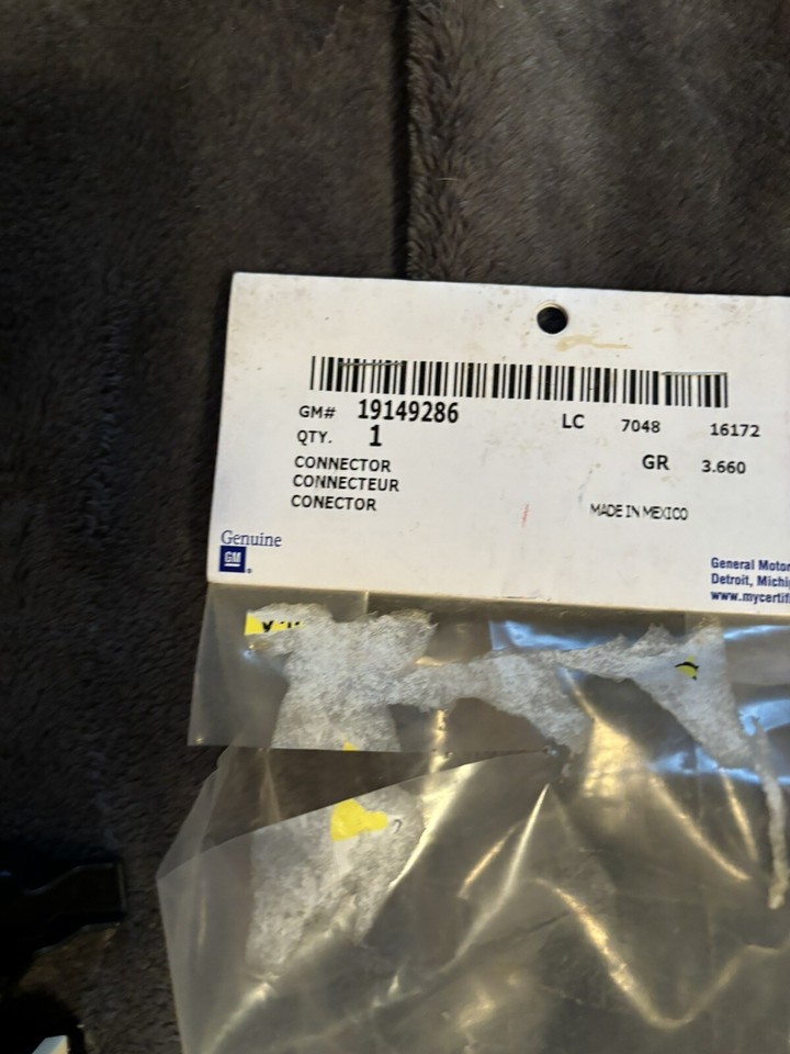 NEW OEM 2007-2012 GMC Cadillac Chevrolet Brake Control Module Connector ...