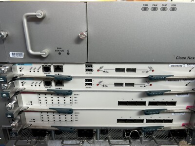 Cisco Nexus N7K-C7004 4-Slot Chassis 2x SUP2E, 2x M206FQ-23L, Dual AC ...