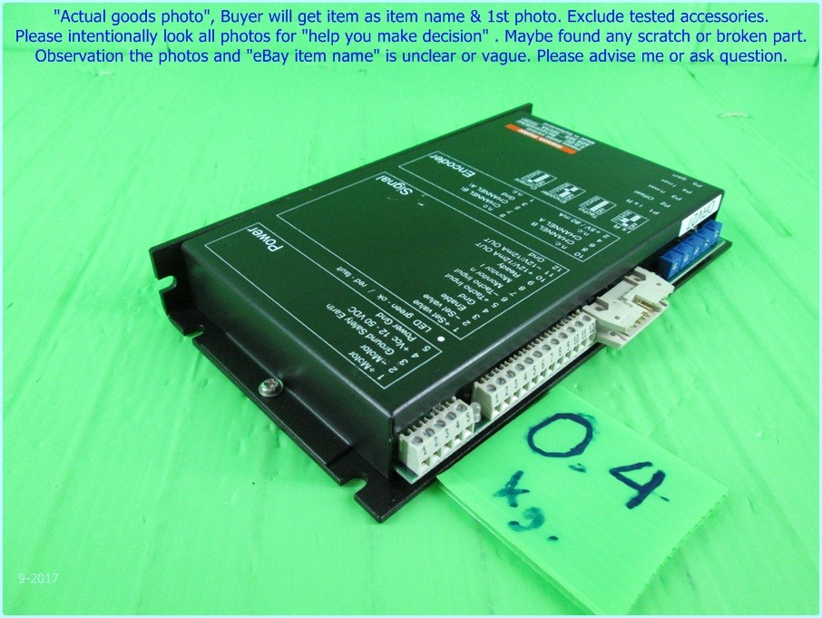 Maxon motor 4-Q-DC ADS50/5, Driver as in photos sn:5391, for Newport ...