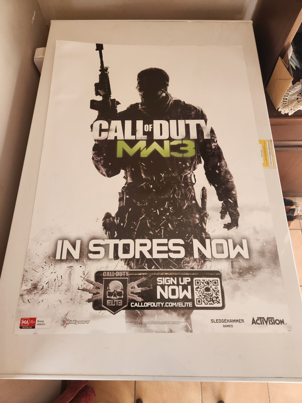 Call Of Duty MW3 Promo Poster Double Sided | eBay