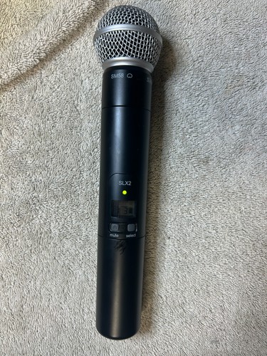 SHURE SM58 SLX2 H2 470-494 MHz Wireless Handheld Microphone w/ Bag | eBay