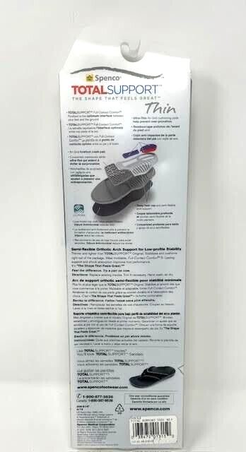 * SPENCO * TOTAL SUPPORT INSOLES ' ORIGINAL' THE SHAPE THAT FEELS GREAT ...