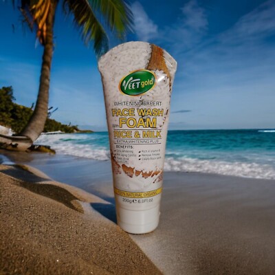 Veet Gold Rice & Milk Face Foam Wash 200g | eBay