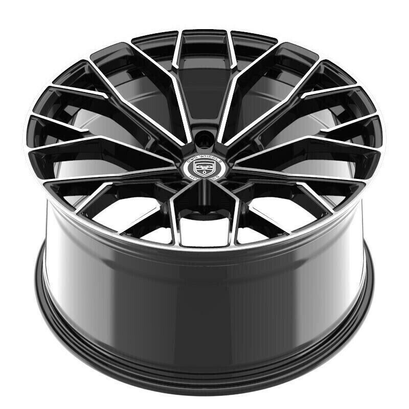 20" Staggered Black Rims 4 HP3 fits 2019 Tesla Model 3 inch ...