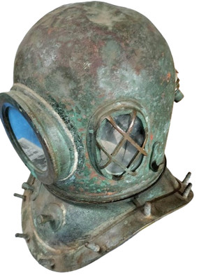 Diving Divers Helmet Japanese Antique Scuba Mask Vintage Used Deep ...