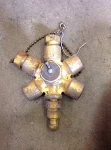 Western Enterprises Brass Manifold Block Assembly MB-70 CGA-580 Argon ...