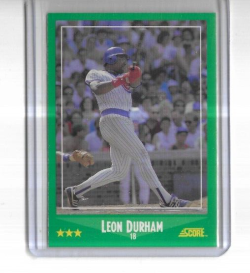 1988 Score - #378 Leon Durham for sale online | eBay