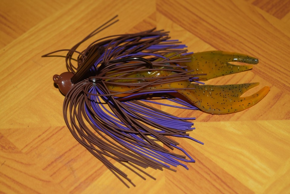 CUSTOM LIVING RUBBER BASS JIGS | eBay