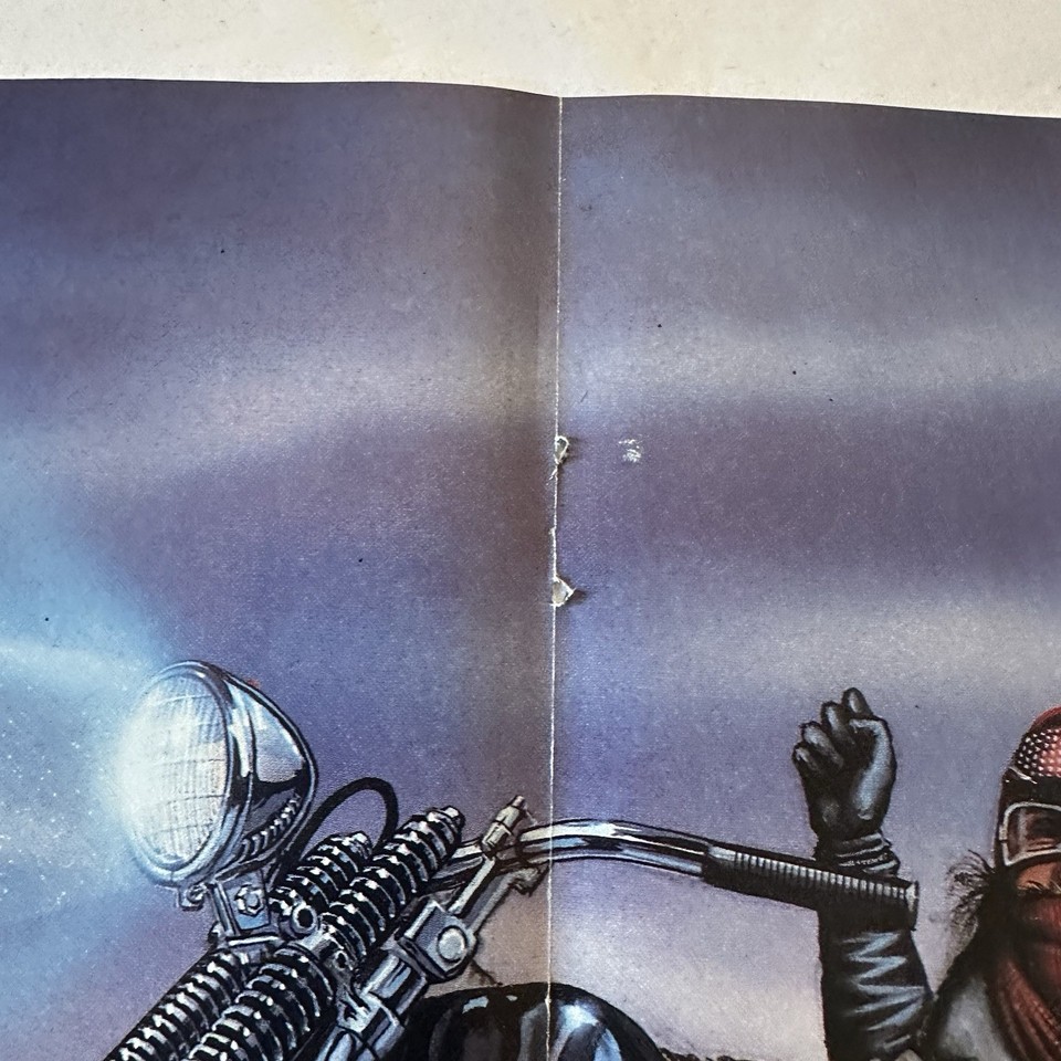 Easyriders Mag Dec 1982 / David Mann Centerfold Poster Art - Harley ...