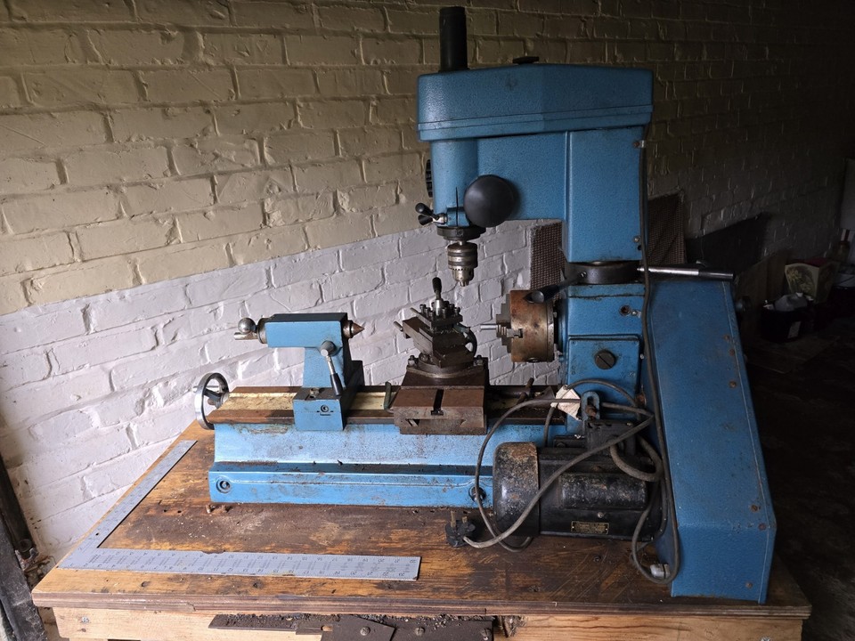 Clarke metalworker 6-speed Lathe and 12-speed Mill Drill | eBay UK