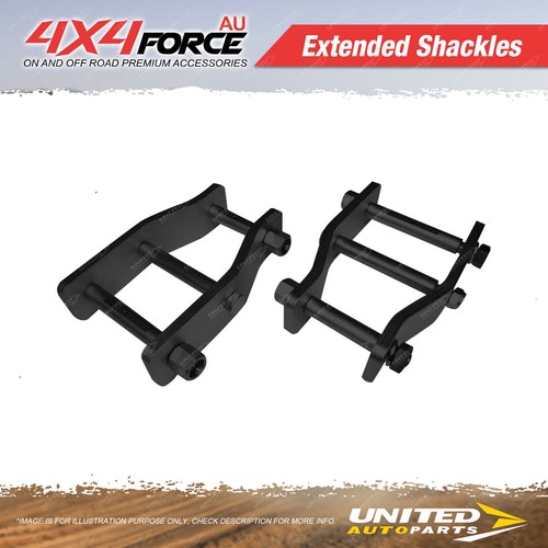 Rear 2" 50mm Lift Kit Extended Shackles for Holden Colorado RC 2008 ...
