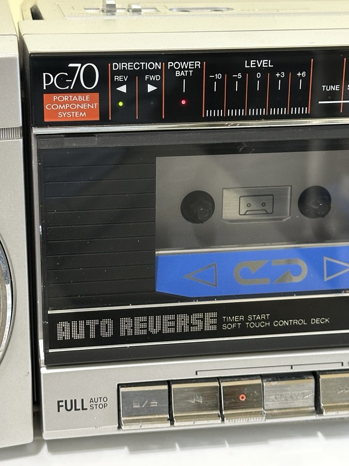 Vintage JVC PC-70 Stereo AM/FM/SW1/SW2 Radio Cassette Boombox | eBay