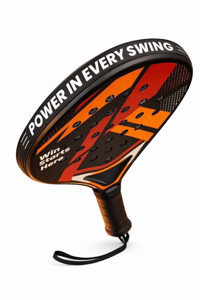 Padel Racket Diamond Shape Ideal for Beginner & Intermediate Players ...