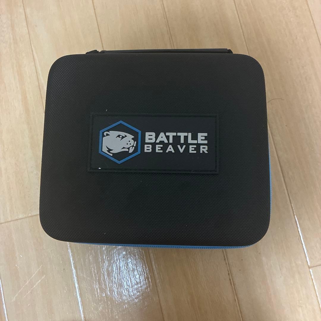 BATTLE BEAVER Wireless Controller Black Blue with Carrying Case Custom ...
