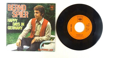 7 " Single Vinyl - Bernd Spier – Happy Days IN Germany - S13711 Z26 ...