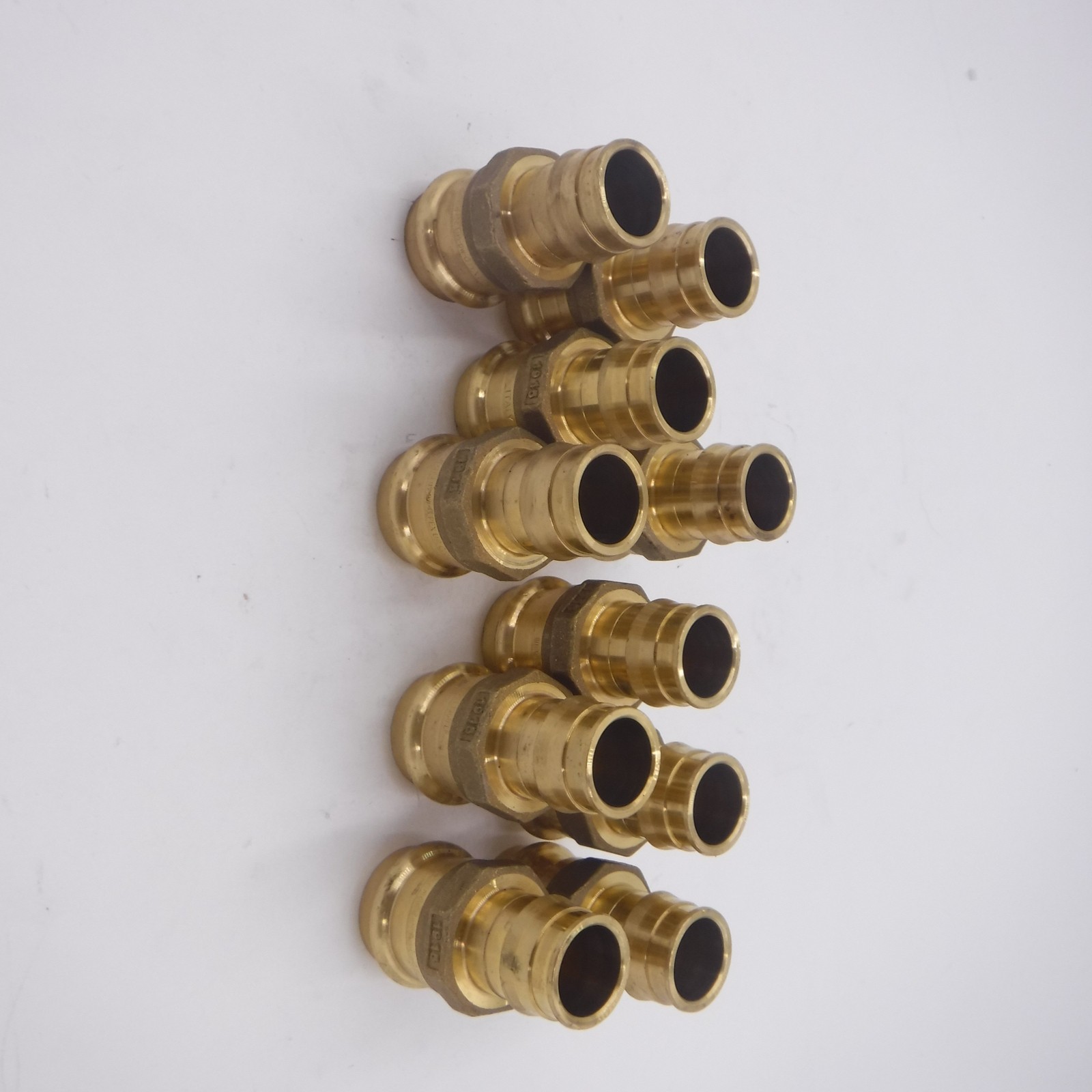 10 Pack Uponor 1" Brass ProPEX Expansion x Copper Press Adapters ...