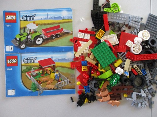 LEGO CITY PIG FARM & TRACTOR 7684 | eBay Australia