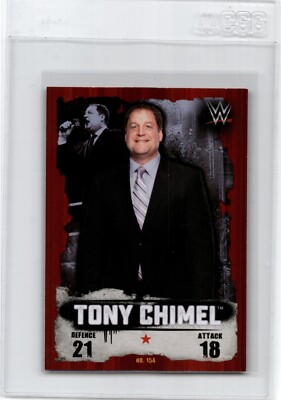 2016 Topps Slam Attax WWE Tony Chimel | eBay