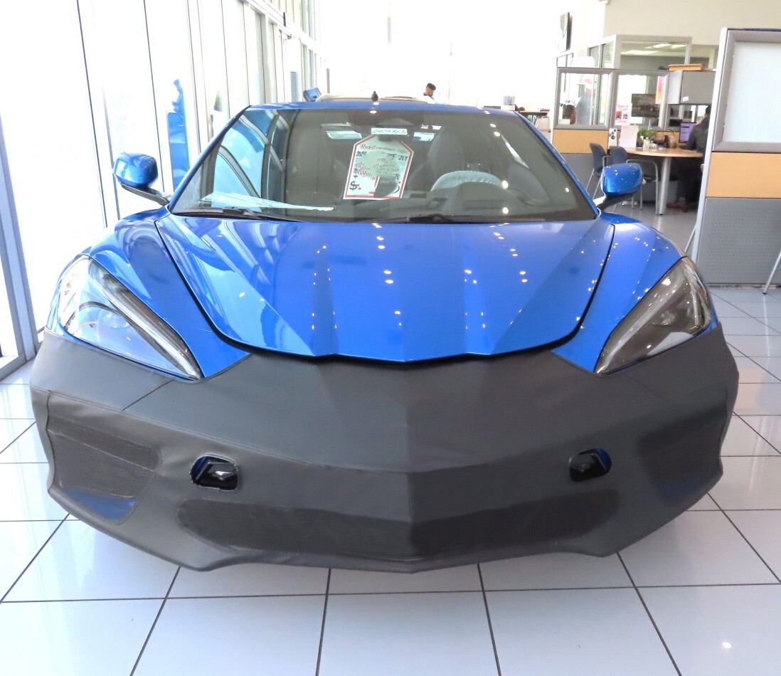 2020-2025 Chevrolet Corvette Lebra Front End Mask Bra 1PC W/O LICENSE ...