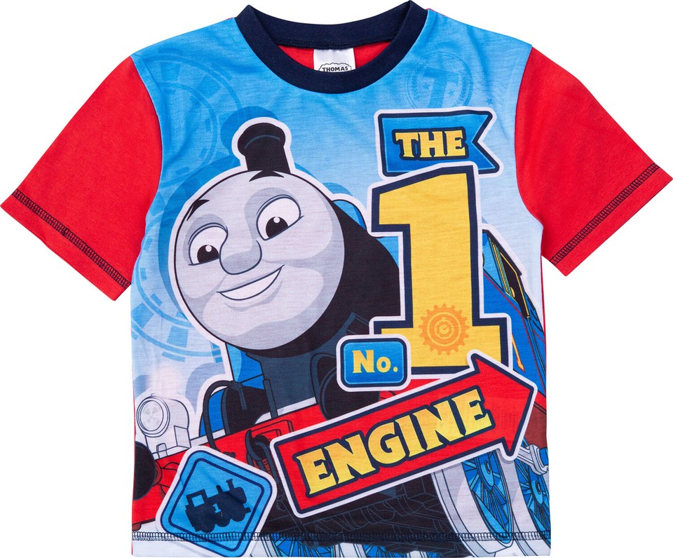 Thomas The Tank Engine Boys Pyjamas, Short Summer Pjs, Official ...
