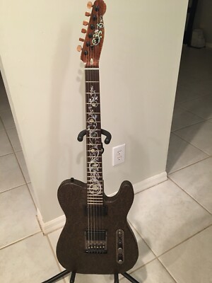 1996 Custom Tooled Leather Telecaster w/ matching case & amplifier - 1 ...