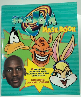 Space Jam Mask Book - 4 Mask Plus Other Character Info - New | eBay