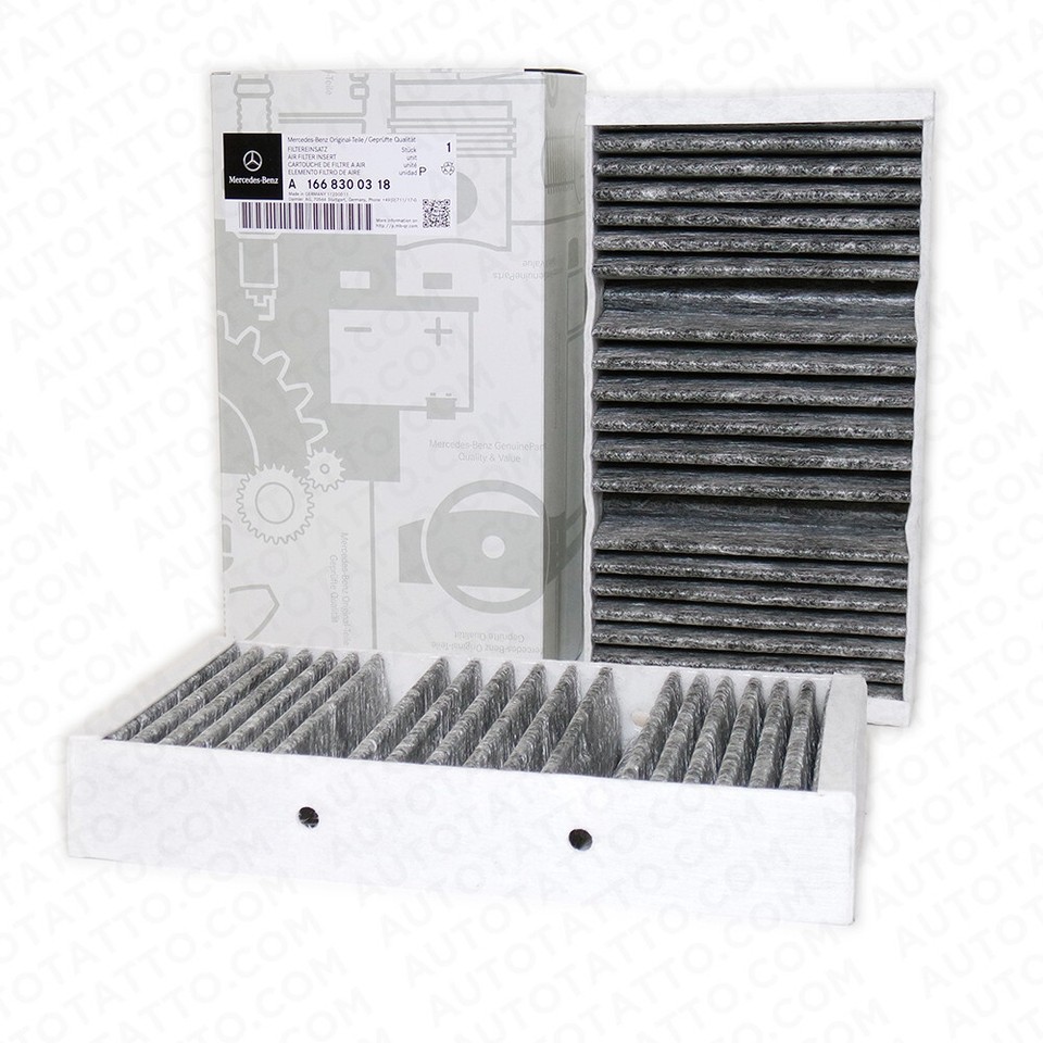 Mercedes-Benz GLS GLE GL ML Activated carbon Cabin Air Filter Kit OEM ...