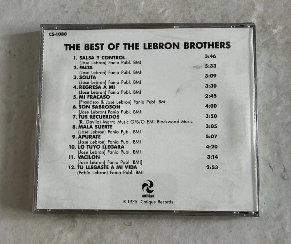 The Best Of The Lebron Brothers - Cotique Records Cd | eBay