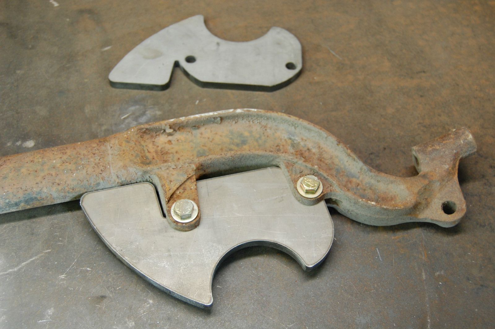 1935 1936 Ford Rear Radius Rods Wishbone Mounts 35 36 3" Axle Tube | eBay