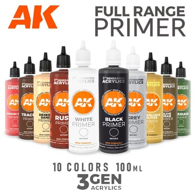 AK Interactive: 3GEN - PRIMER Series - 100ml - Acrylic Model Paint ...