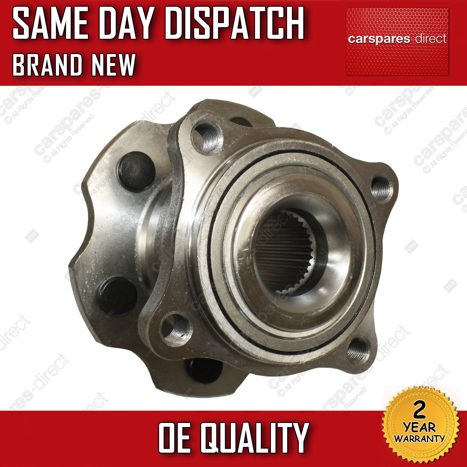 REAR HUB WHEEL BEARING FOR NISSAN PATHFINDER MK3 R51 2005-2013 BRAND ...