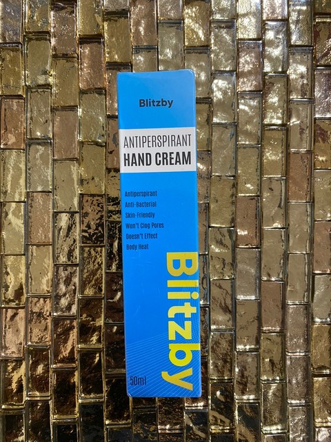 Blitzby Antiperspirant Hand Cream for Hyperhidrosis and Hand Sweat 50ml ...
