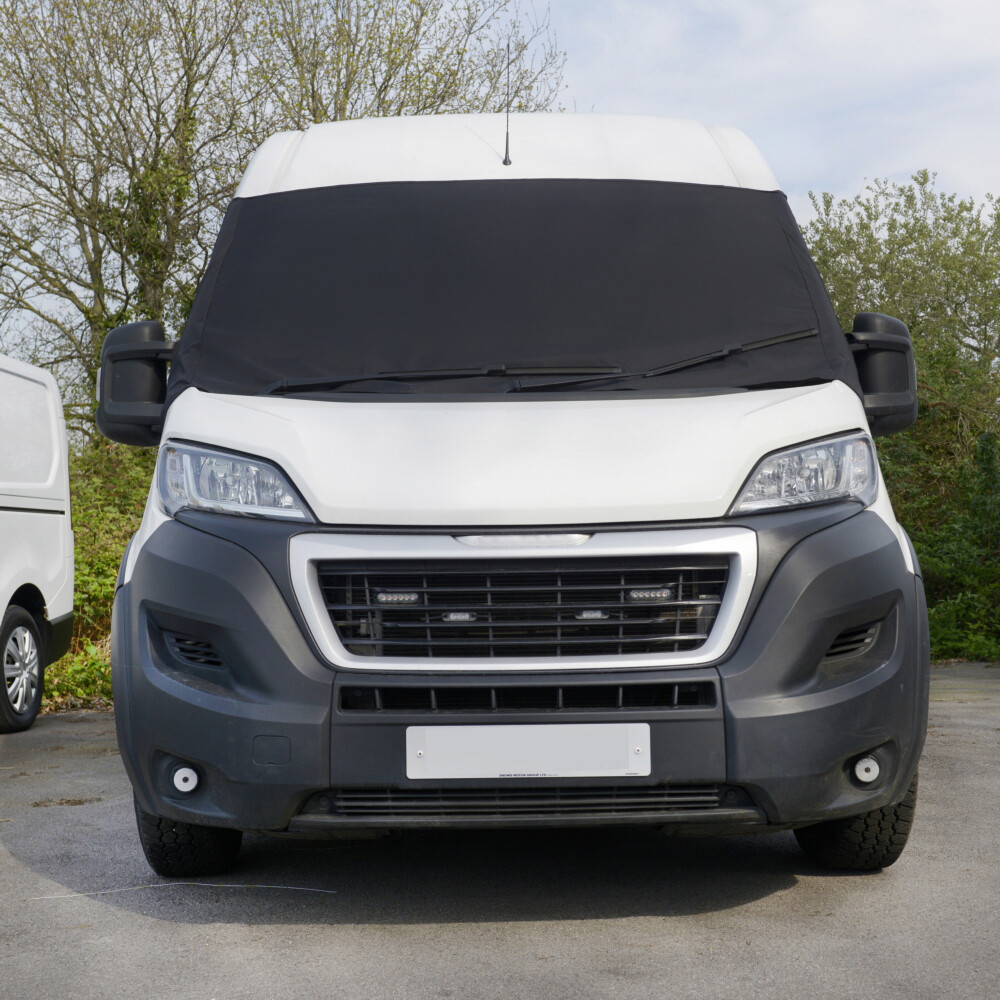 FIAT DUCATO MOTORHOME FROST WRAP SCREEN COVER TAILORED DELUXE BLACK 373 ...