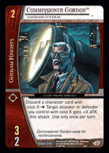 VS System: Commissioner Gordon, Gotham Central [Played] DC Worlds ...