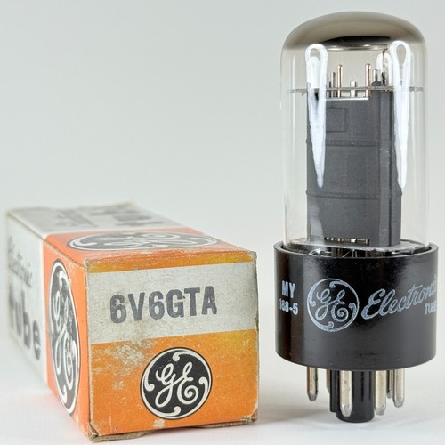 (1) Tested GE 6V6GTA Tube with Box Date Code MY GE 6V6 GTA Beam Power ...