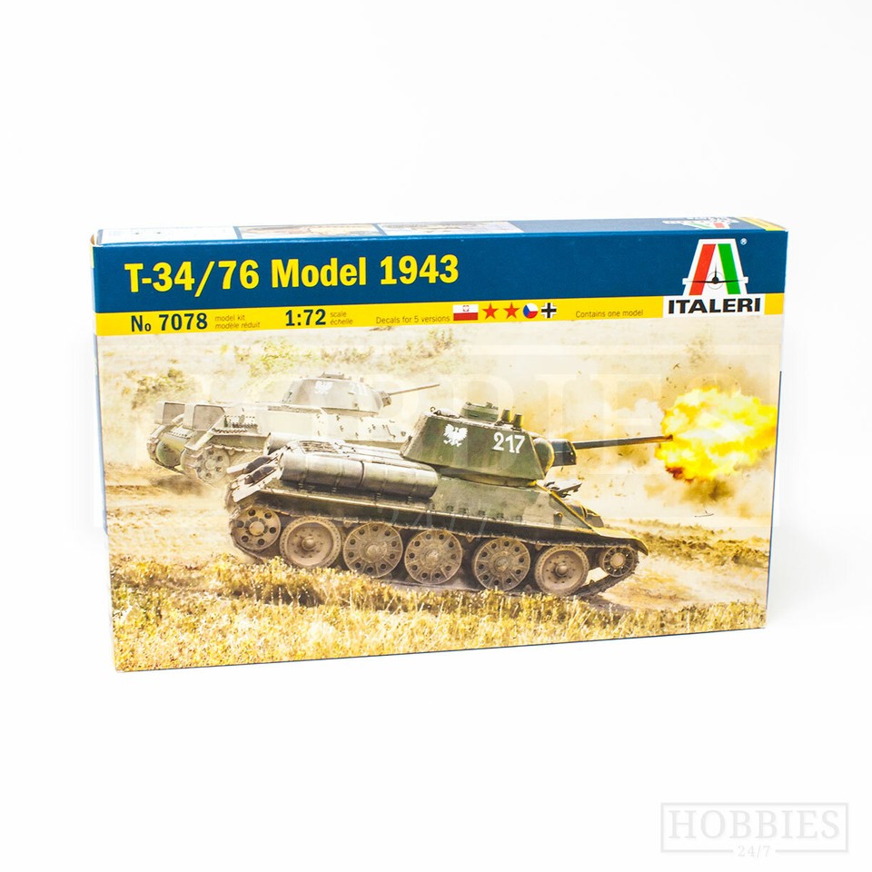 Italeri WW2 Scale Model Kits 1/72 Military Vehicles Tanks British ...