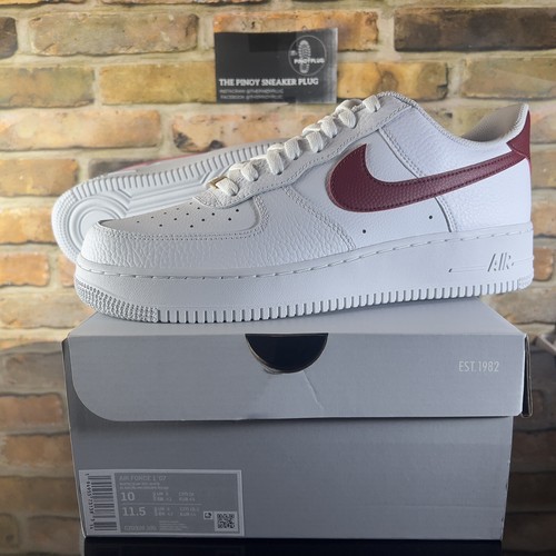 Mens 10 - Nike Air Force 1 '07 Casual Shoes White Team Red Lifestyle ...