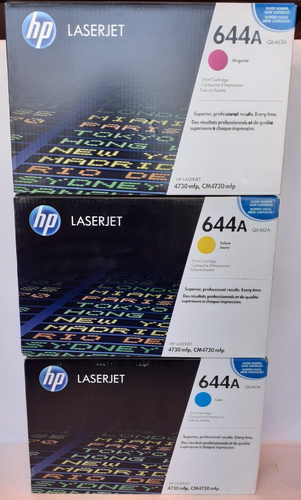HP 644A Q6461A Q6462A Q6463A CMY f. Color Laserjet 4730mfp | eBay.de