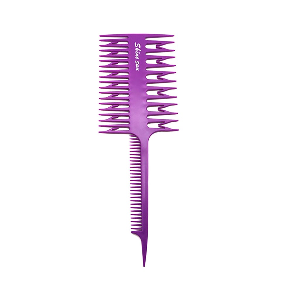 Tail Hair Dyeing Comb Highlighting Weaving Cutting Combs Hairdressing ...