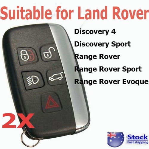 2XRemote Key Fob 433MHz Suitable for Land Rover LR4 Discovery 4 2012 ...