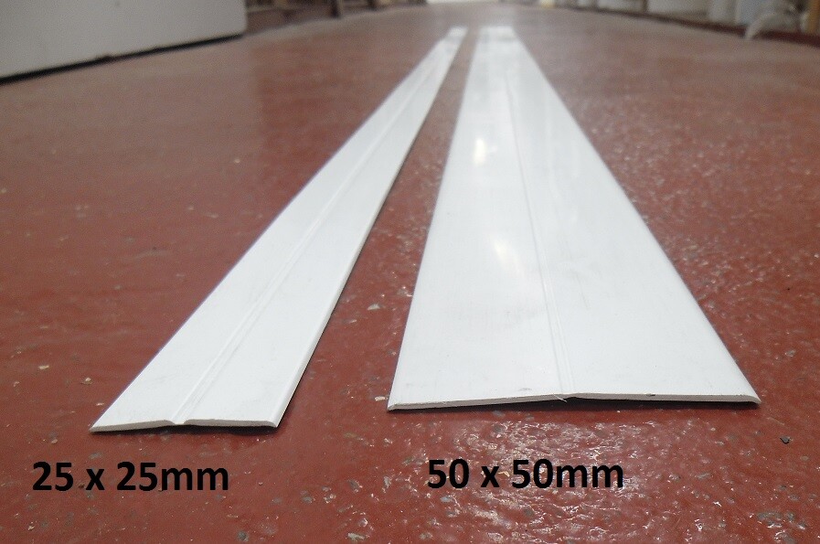 UPVC Plastic Angles Trim Corner 25mm, 32mm and 100x80mm 2x 1170mm ...