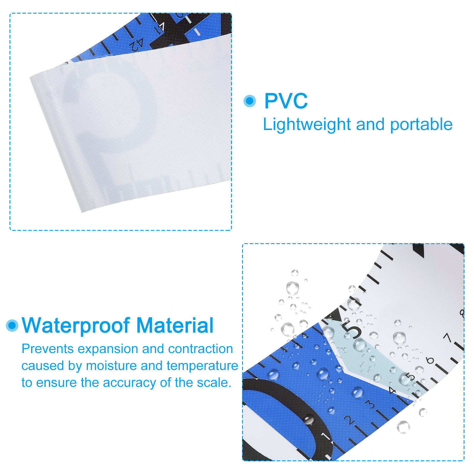 Adhesive Fish Ruler, 53 Inch Fish Measuring Tape Sticker for Fishing ...