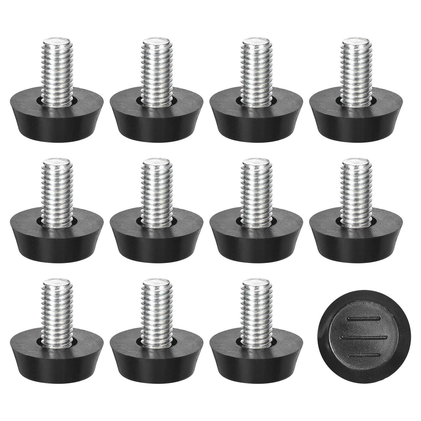 Adjustable Furniture Levelers, 12Pcs M8x14x23mm Furniture Leveling Leg ...