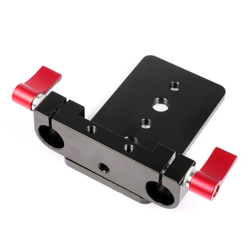 Metal Dual Rod Clamp Mounting Adapter For 15mm Rail Rod System Pipe ...