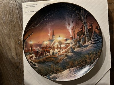 Terry Redlin "Night On The Town" Collector Plate in Box with COA | eBay