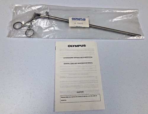 Olympus A 5655 Laparoscopy Spoon Grasping Forceps with Flush Port 10mm ...
