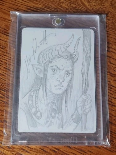 MTG Satyr Wayfinder Magic commander 2015 Sketched By Artist Steve ...