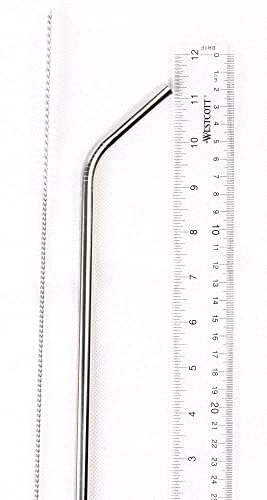 2 Big Gulp 11.5" Jumbo Stainless Steel Straw For 64 Oz Long Drinking ...