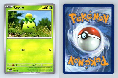 Smoliv #021/182 SV Destined Rivals Common Pokemon 2025 TCG Card | eBay UK