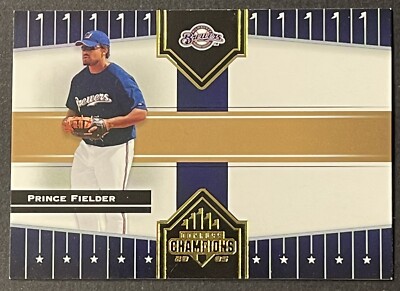 2005 Donruss Champions #384 Prince Fielder RC Milwaukee Brewers | eBay